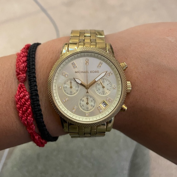 Michael Kors | Accessories | Michael Kors Mk5676 Golden Ritz Wrist ...
